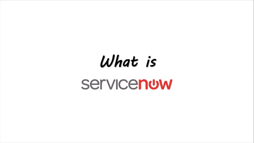SERVICENOW TRAINING - JMJ Consultants, Inc.